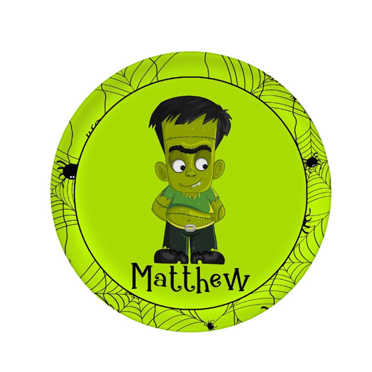 Personalized Frankenstein Halloween Plate – Mad For Monograms